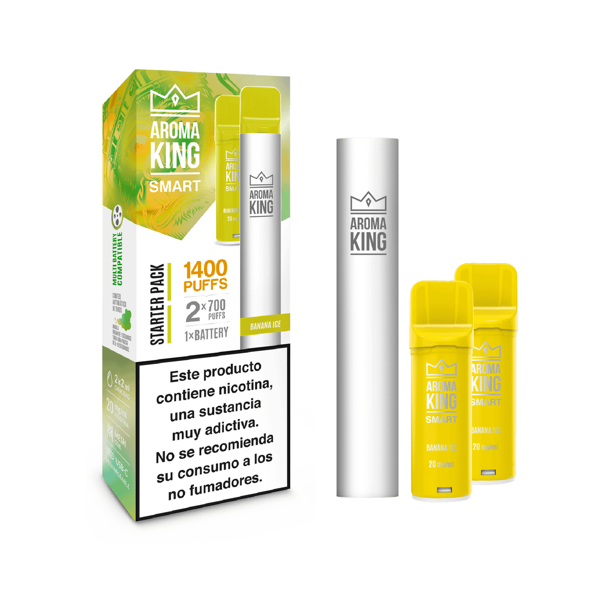 Compra tu Vaper Desechable Aroma King Smart Banana Ice por solo 7,95 euros – Tuvapeo